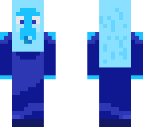Crying Blue Diamond | Minecraft Skin
