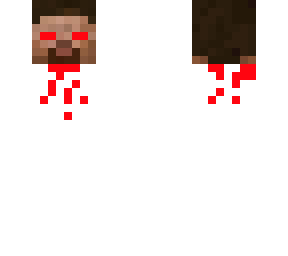 Decapitated bloody Bloodbrine's head | Minecraft Skin