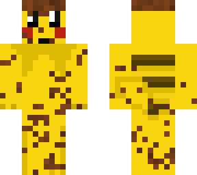muddy pikachu | Minecraft Skin
