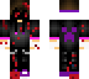 Null remastered without eyes covered in blood | Minecraft Skin