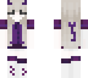 purple devil edit | Minecraft Skin