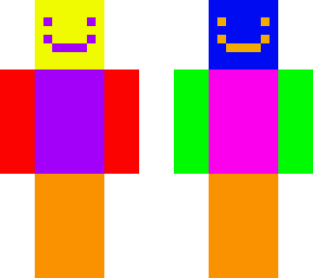 Rainbow Confusion | Minecraft Skin