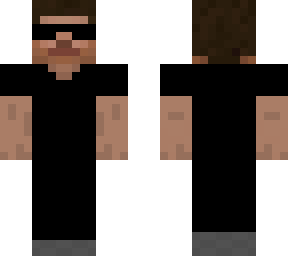 RGB STEVE WITH HEADPHONES AND COOL GLASSES | Minecraft Skin