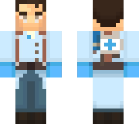 Team Fortress 2 BLU Medic | Minecraft Skin