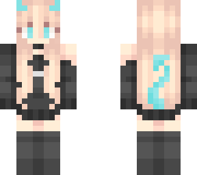 blue demon | Minecraft Skins