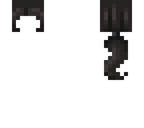 black hair ponytail | Minecraft Skins