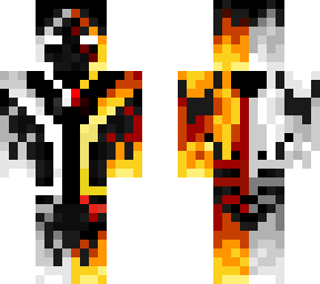 hellish badboy halo | Minecraft Skin