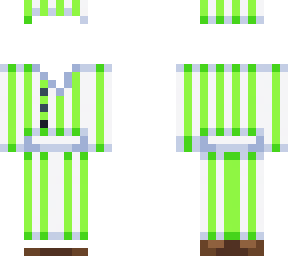 Hive Bedwars Costume Template (Green) | Minecraft Skin