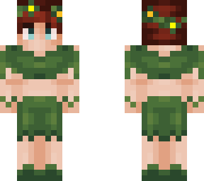 ItsAntstar but forest nymph | Minecraft Skin