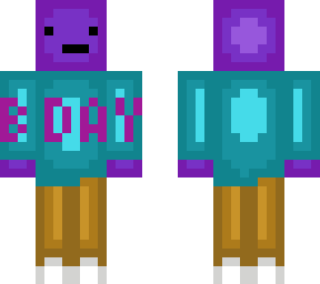 Purple Blob Thing- Birthday Edition | Minecraft Skin