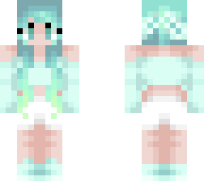 Oceana- Soft Blue Water Girl | Minecraft Skin
