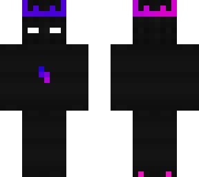 PURPLE CROWNED NULL | Minecraft Skin