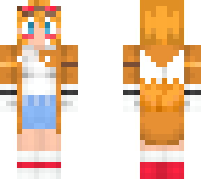 Tails Human (Dolly style) | Minecraft Skin
