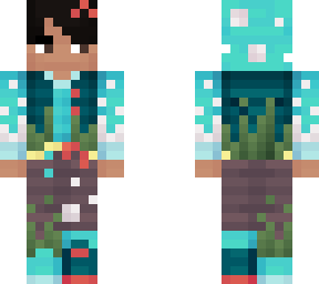 Ubhi Aqua Apples Mayhem | Minecraft Skin