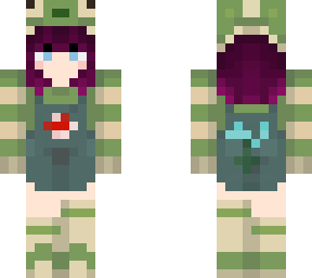 frog girl | Minecraft Skins