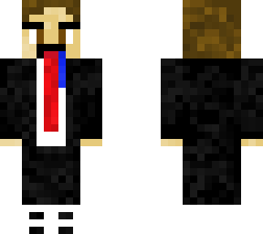 SIMPLE BUSSINES MAN WITH EYEBROWS | Minecraft Skin