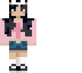 brunette girly | Minecraft Skin