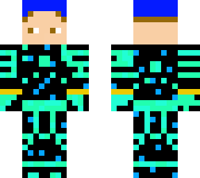 Emerald Sky Crafter | Minecraft Skin