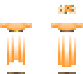 Ombre Sundress 1.1 Orange | Minecraft Skin