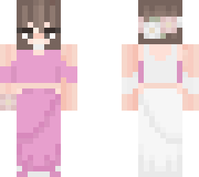 Vestido dama | Minecraft Skin