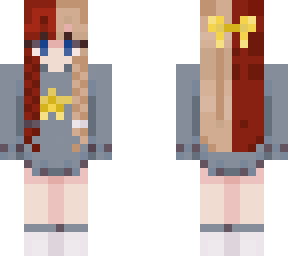 cute bow girl | Minecraft Skin