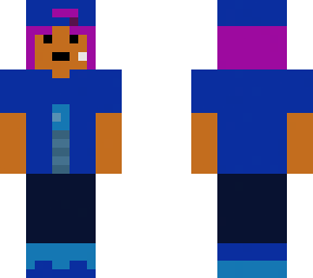 shelly estrella - brawl stars (shelly star - brawl stars) | Minecraft Skin