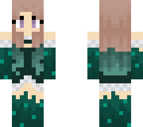Skulk elven girl | Minecraft Skin