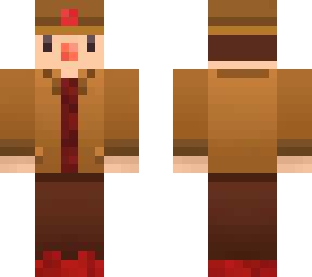 Balling Finger = Red | Minecraft Skin