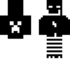 black and white skins | Minecraft Skins