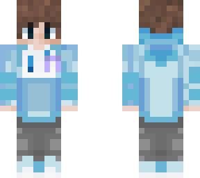 Blue Hoodie | Minecraft Skin