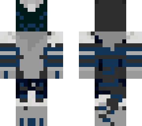 Blue Protogen (edited version of another skin | Minecraft Skin