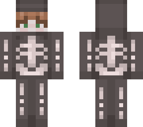 Skeleton onesie boy | Minecraft Skin