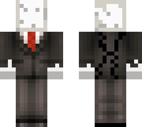 slender man 2025 8 pages of slender | Minecraft Skin