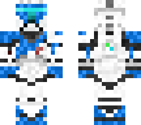 Blue Clone Commando | Minecraft Skin