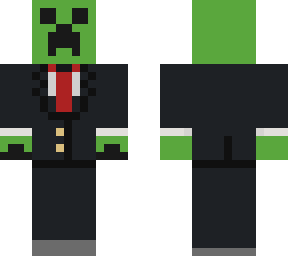 creeper in suit | Minecraft Skins