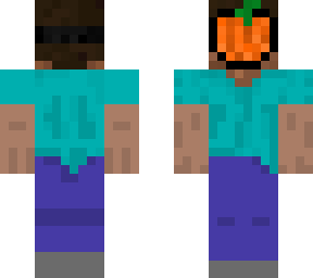 pumpkin cult steve | Minecraft Skin
