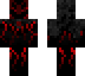 Red and black skin | Minecraft Skin