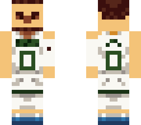 White Basketball Player | Minecraft Skin