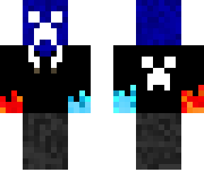 blue creeper | Minecraft Skins