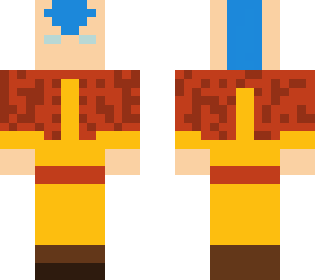 hipezombie's avatar aang | Minecraft Skin