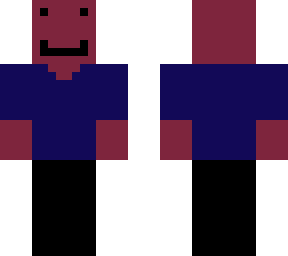 Maroon smiley man blend | Minecraft Skin