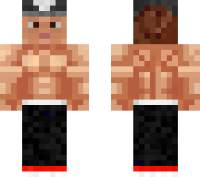 sam sulek on tren | Minecraft Skin