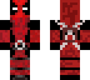 simple deadpool skin | Minecraft Skin