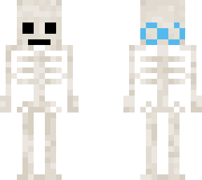 Skeleton again with infinity | Minecraft Skin
