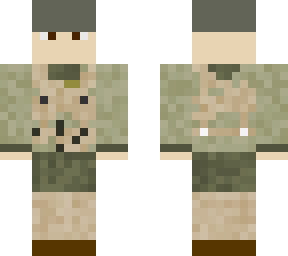 WW2 D-day American Soldier | Minecraft Skin