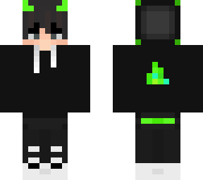 black and green | Minecraft Skins