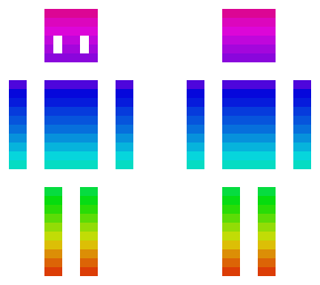 rainbow block skin | Minecraft Skin