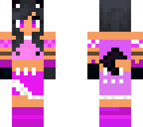 aphmau pink wolf | Minecraft Skin