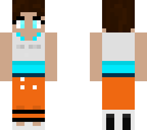 Chell (Portal) | Minecraft Skin