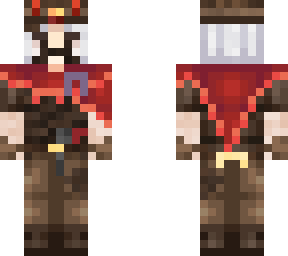Cowboy Arataki Itto | Minecraft Skin